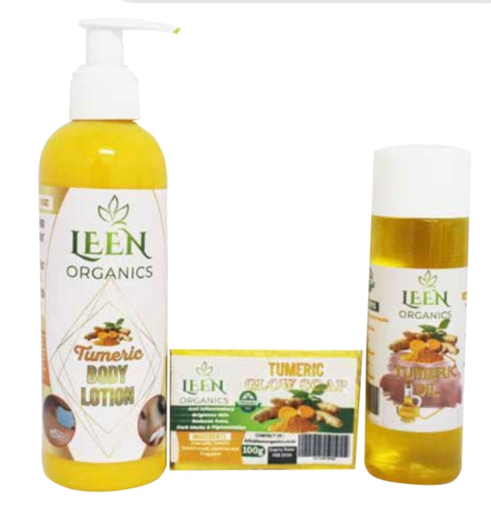 Tumeric combo Half stock – LEEN ORGANICS